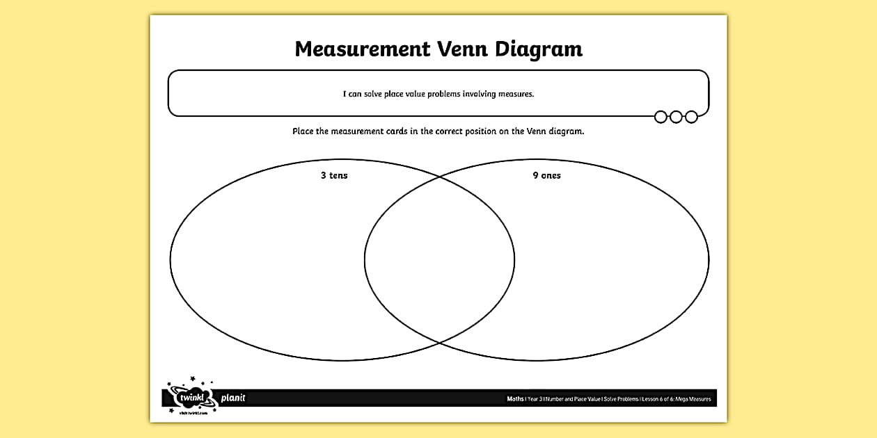 Measurement Venn Diagram Activity (teacher made) - Twinkl