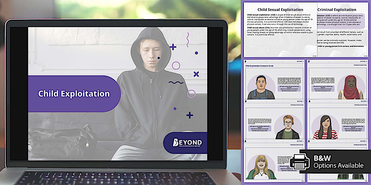 Child Exploitation Scenario Cards and PowerPoint - Twinkl