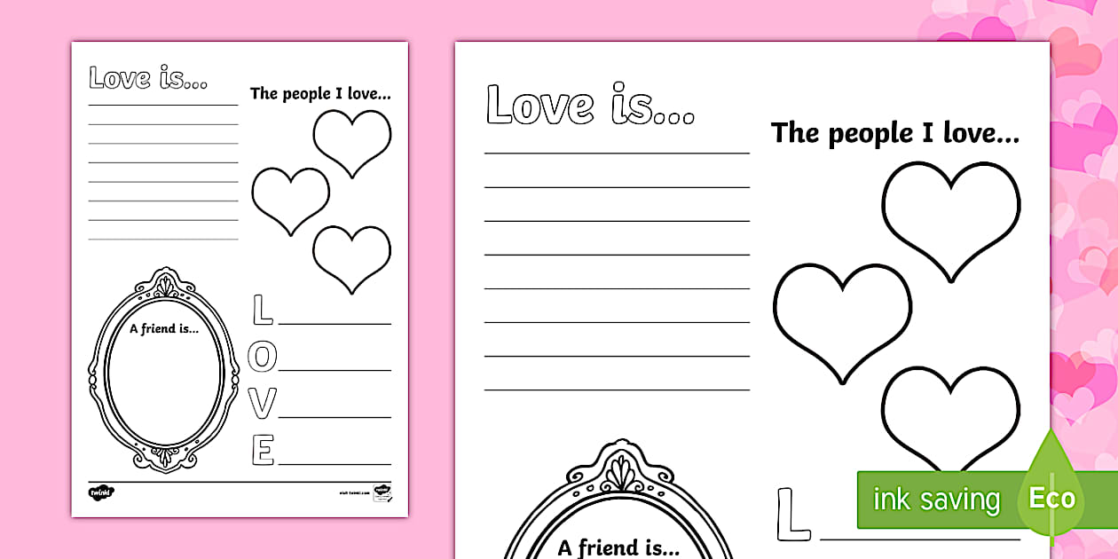 KS1 Valentine’s Day Activity Worksheet (teacher made)