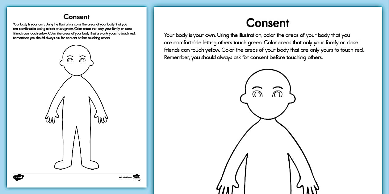 Consent Worksheet (teacher made) - Twinkl