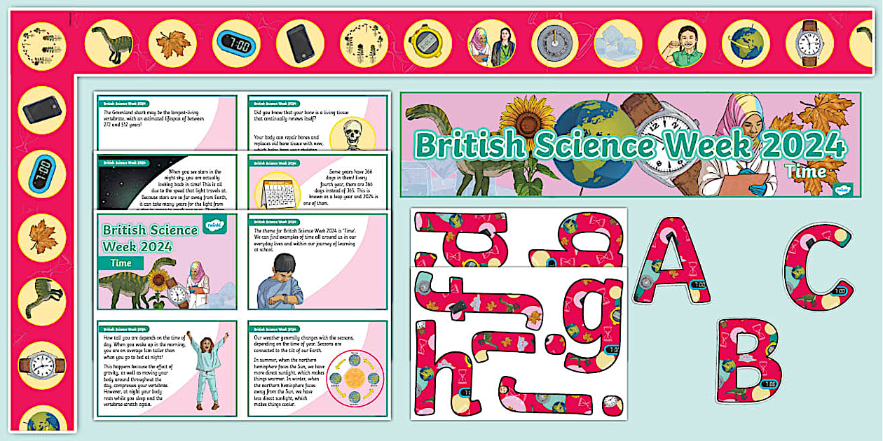 KS2 British Science Week 2024 (Time) Display Pack - Twinkl