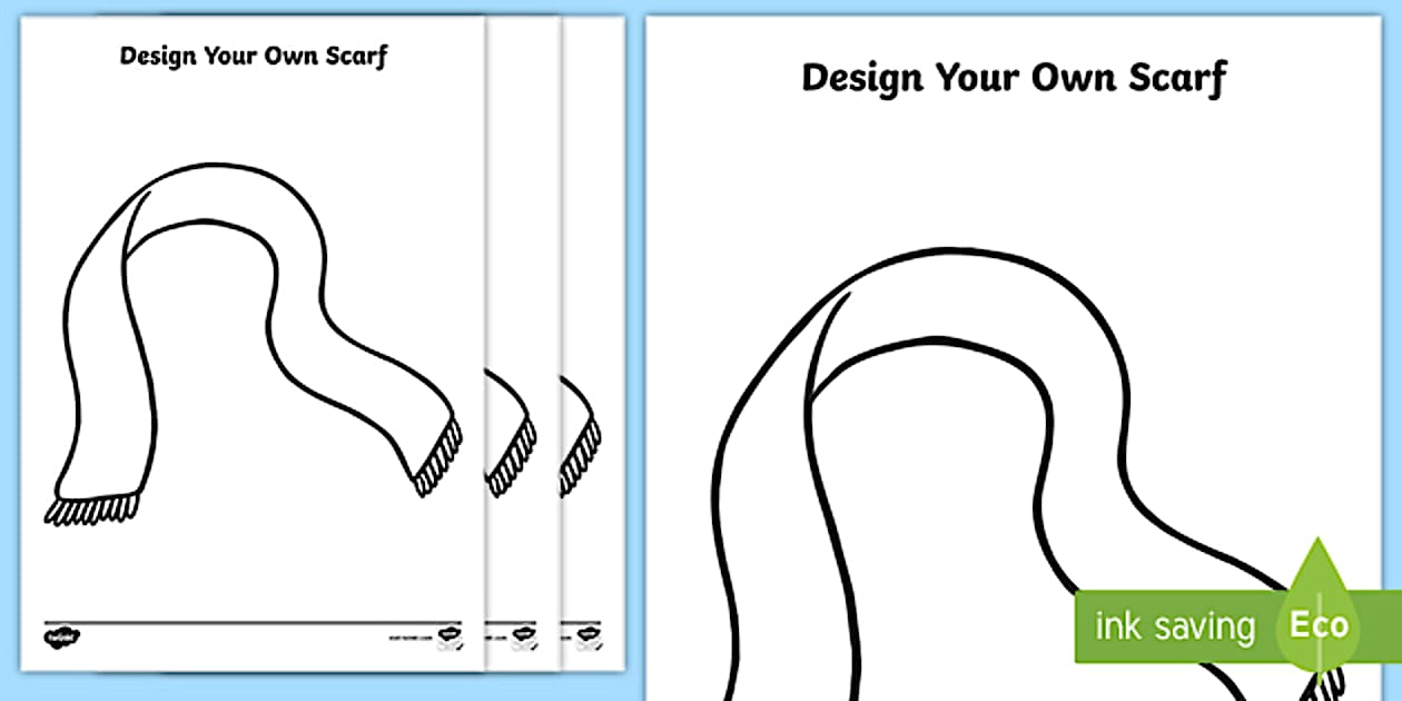 Design Your Own Scarf (öğretmen yaptı) - Twinkl