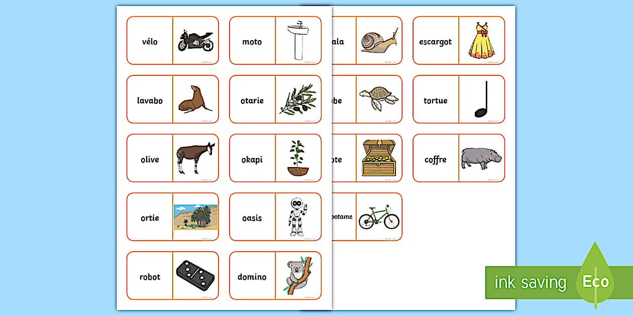 Dominos : Le son [o] (teacher made) - Twinkl