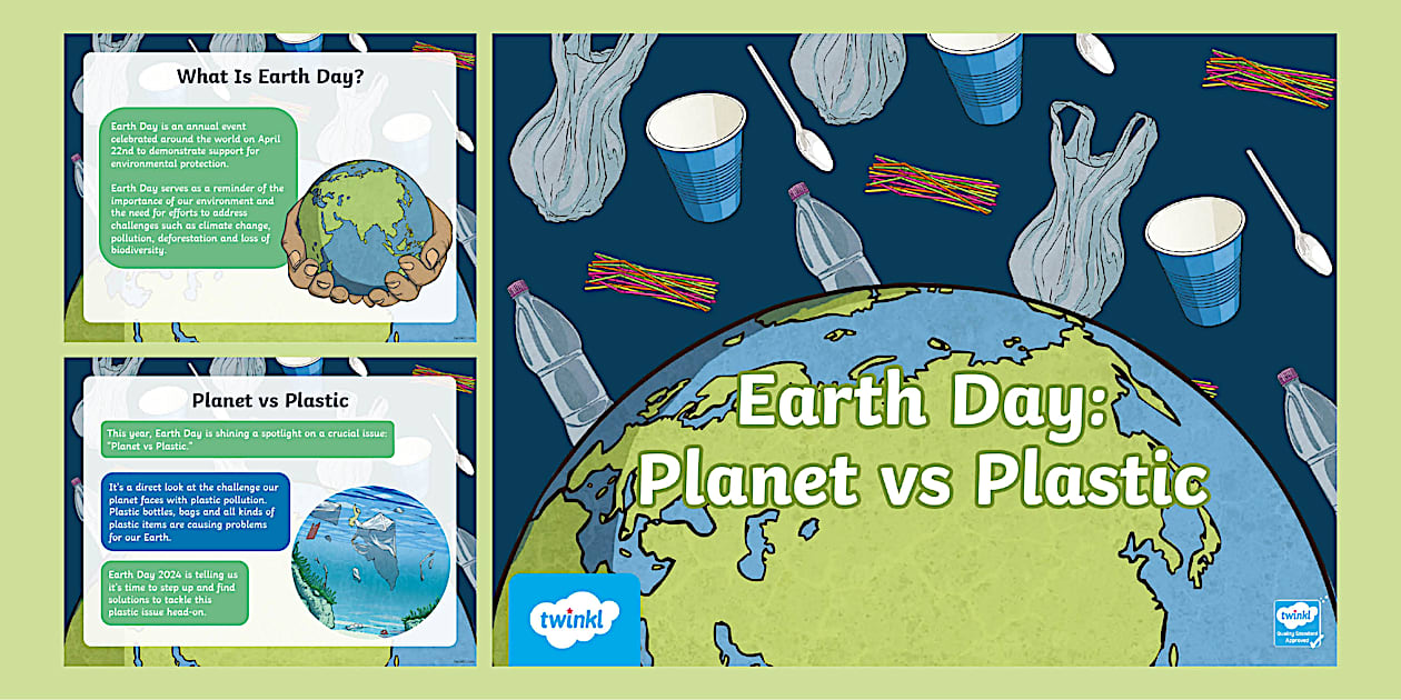 Earth Day - Planet vs Plastic (STEM) PowerPoint Yr 3-6