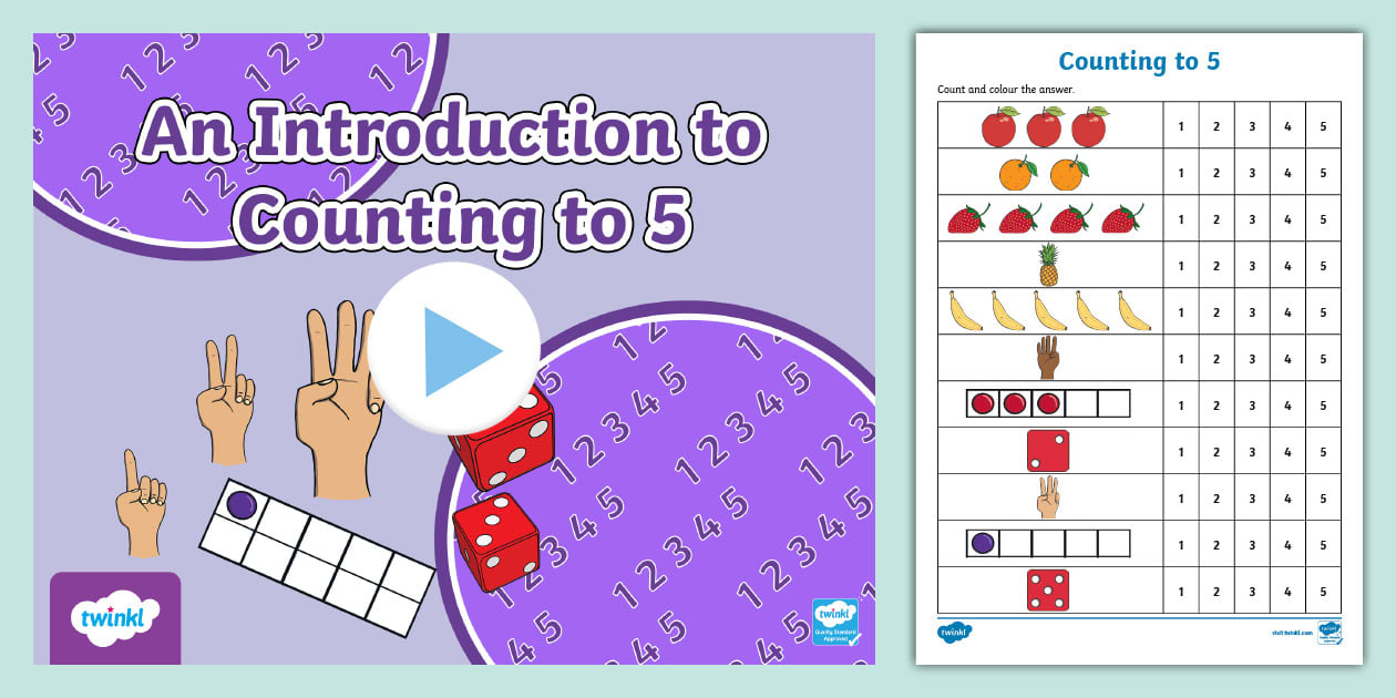 An Introduction to Counting to 5 Resource Pack - Twinkl