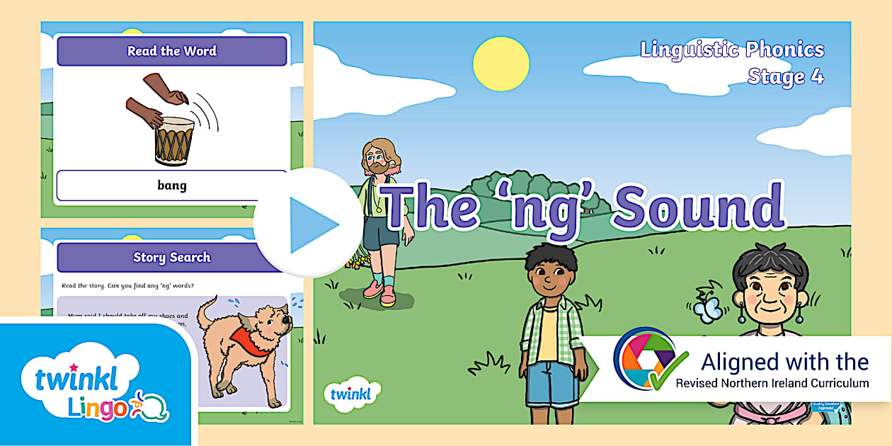 Northern Ireland Linguistic Phonics Stage 4 'ng' PowerPoint