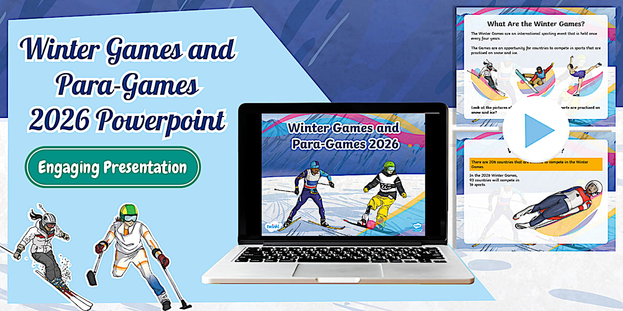 KS2 Winter Games and Para-Games 2026 PowerPoint