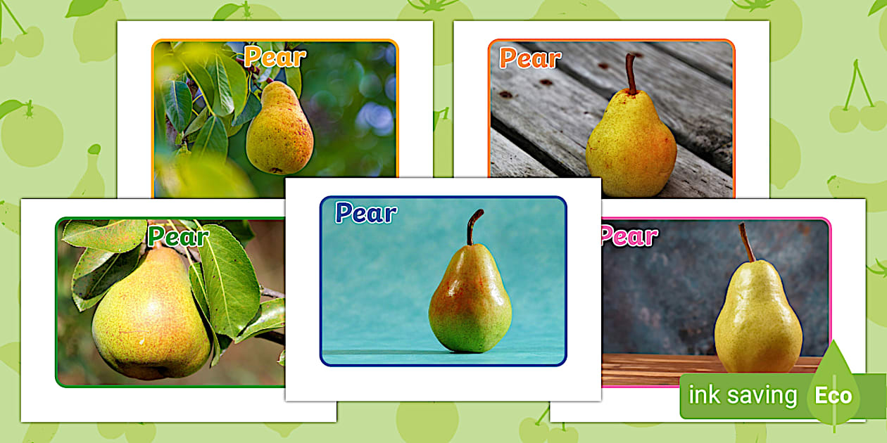 Pear Photo Pack (teacher made) - Twinkl