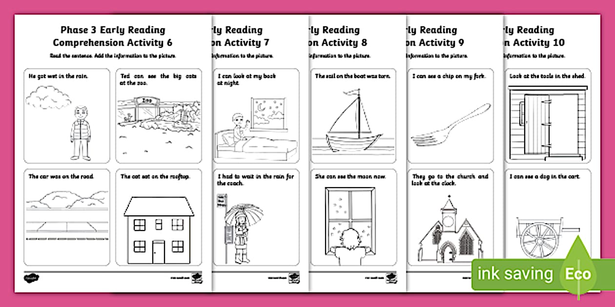 Phase 3 EYFS Reading Comprehensions Set 2 (teacher made)