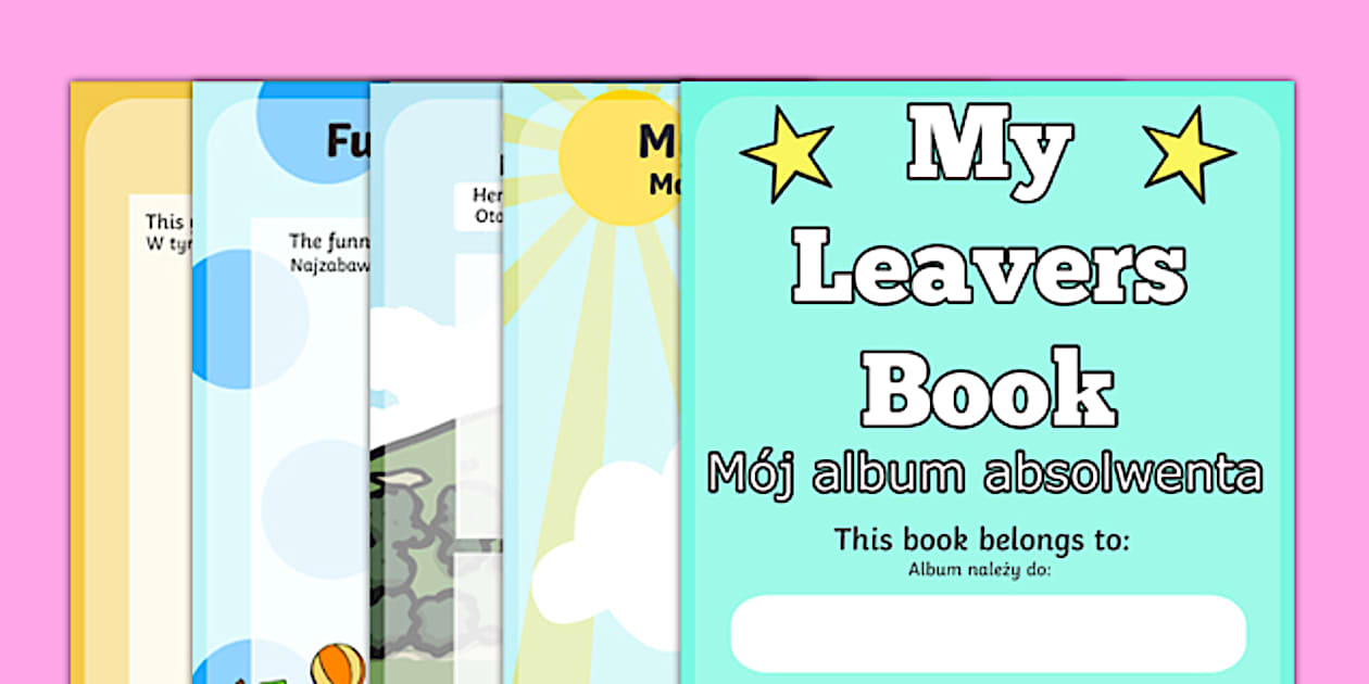 School Leavers Scrapbook Polish Translation (teacher made)