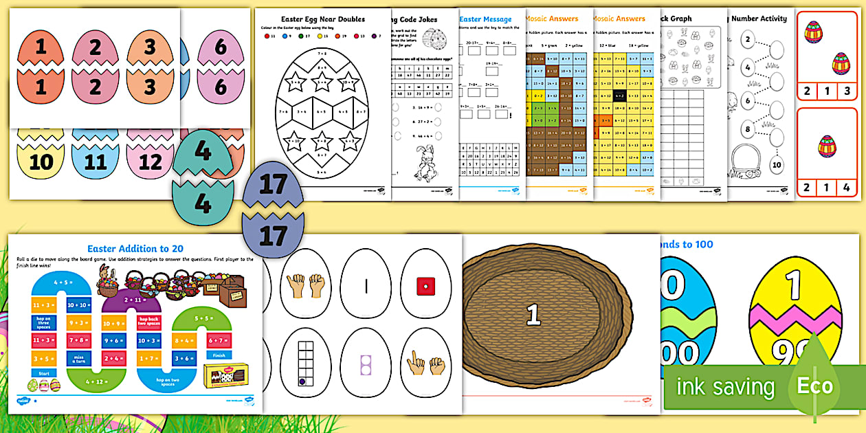 New Zealand Easter Maths Resource Pack (teacher made)