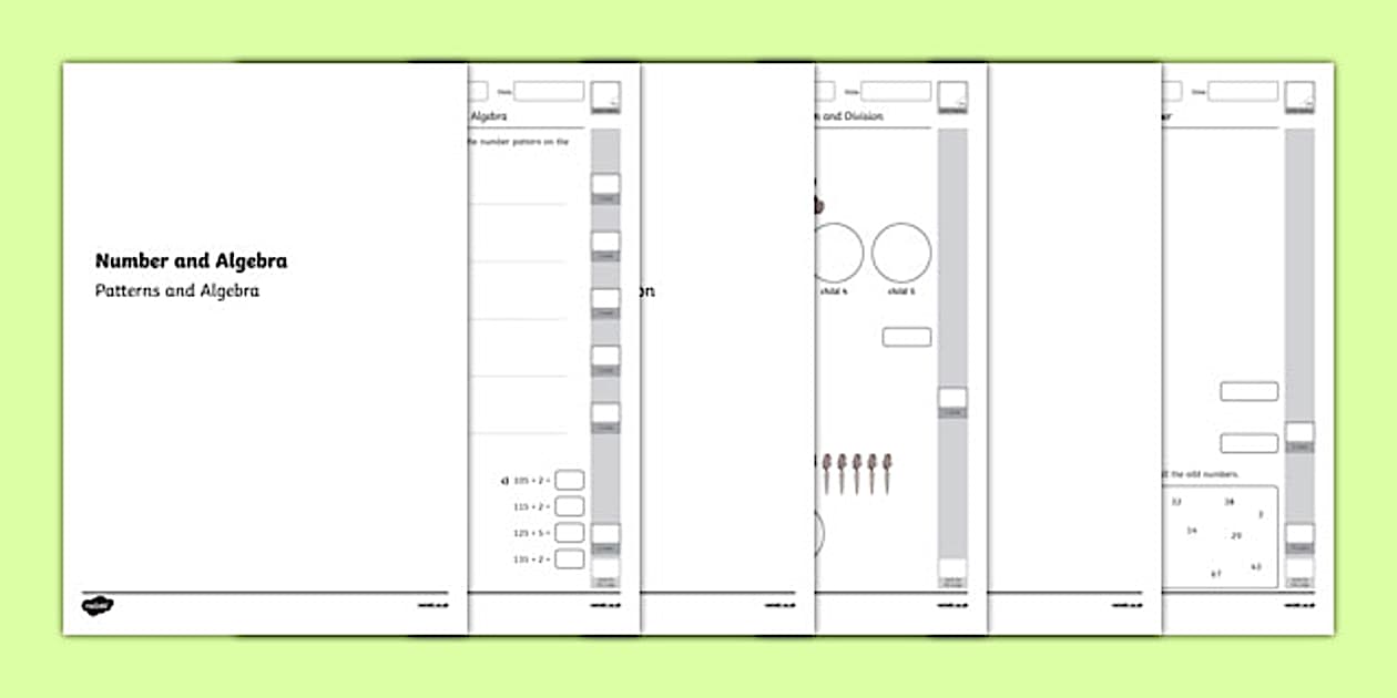 Year Three Number and Algebra Assessment Pack-Australia