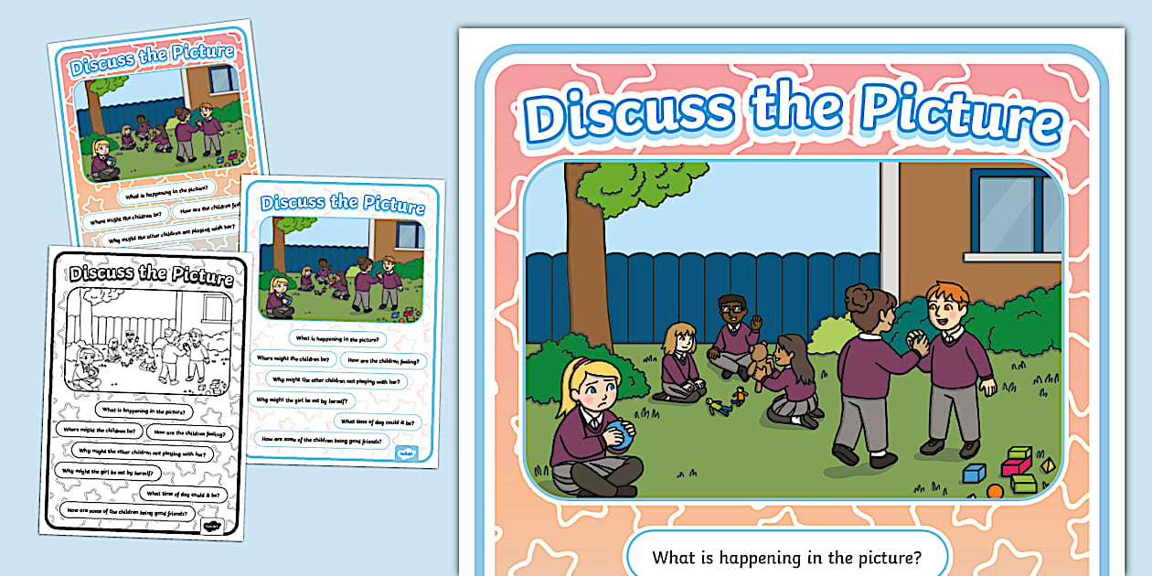 Good Friend Discussion Picture Prompt (Teacher-Made)