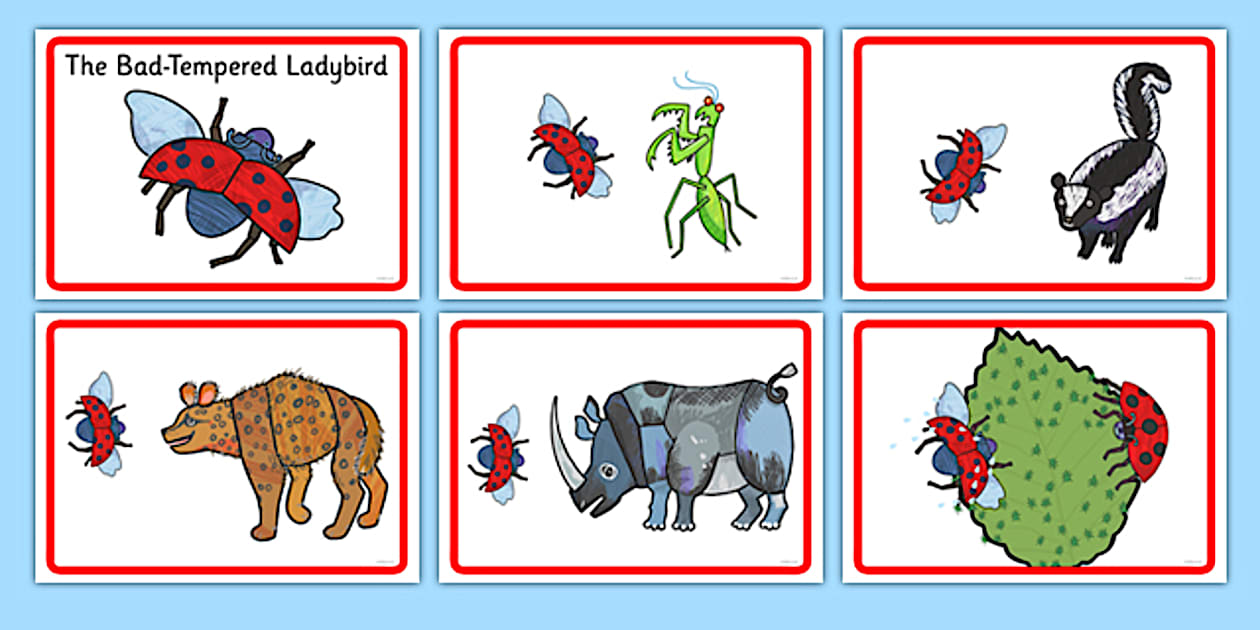 Black and White Story Sequencing to Support Teaching on The Bad Tempered