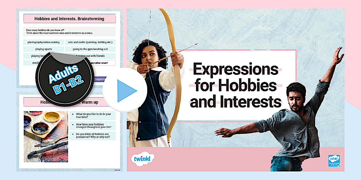 ESL Expressions for Hobbies and Interests [Adults, A2-B1]