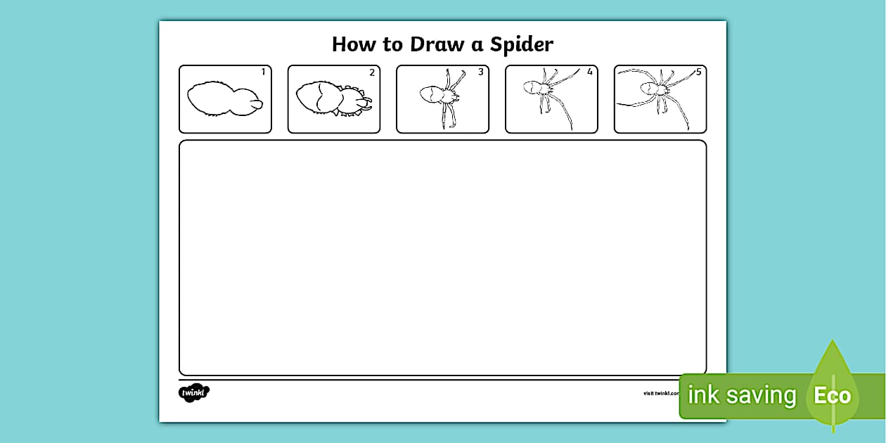 Free How to Draw a Spider Activity for Kids: Download now!