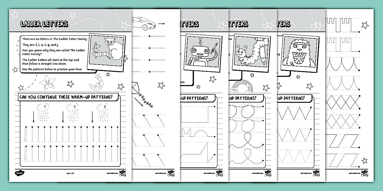 KS1 Handwriting Warm Up Activity Pack