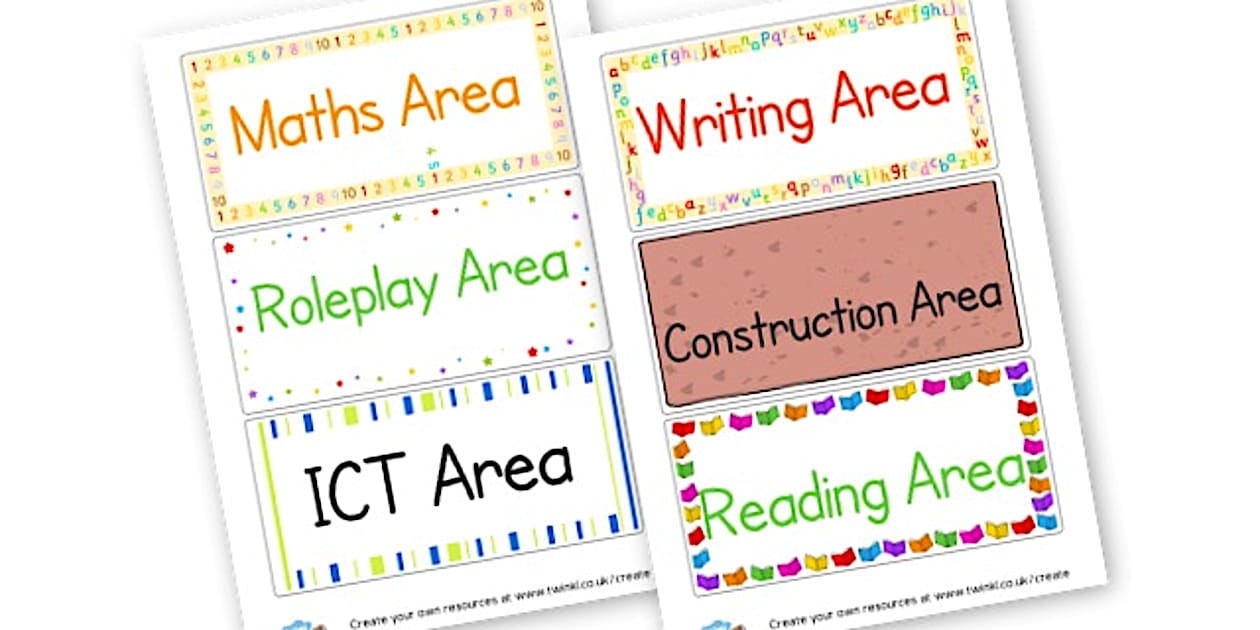 Classroom Signs (Hecho por educadores) - Twinkl