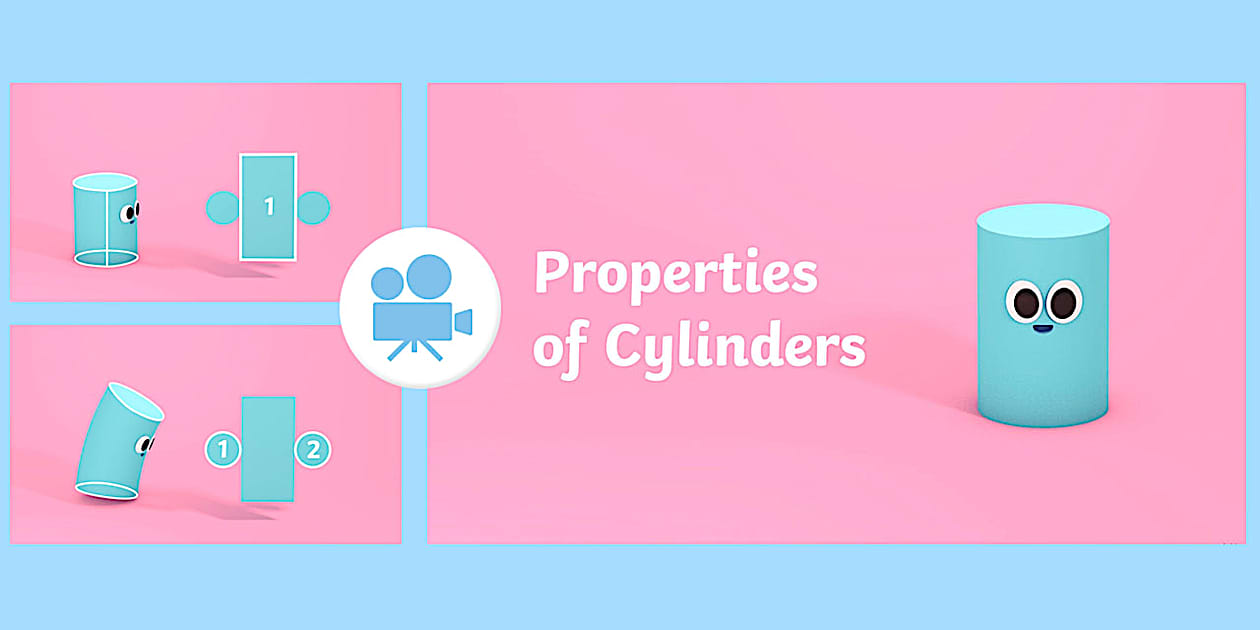 Properties of a Cylinder Animation | Twinkl Go! - Twinkl