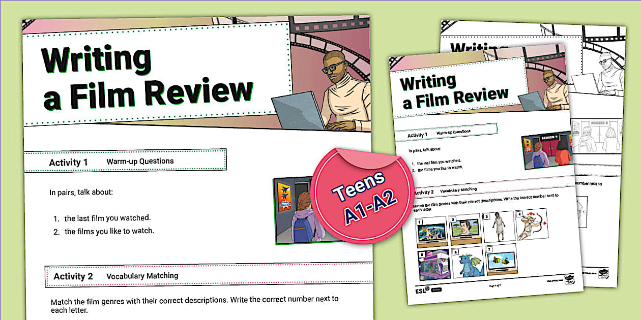 Writing a Film Review for Teens (teacher made) - Twinkl