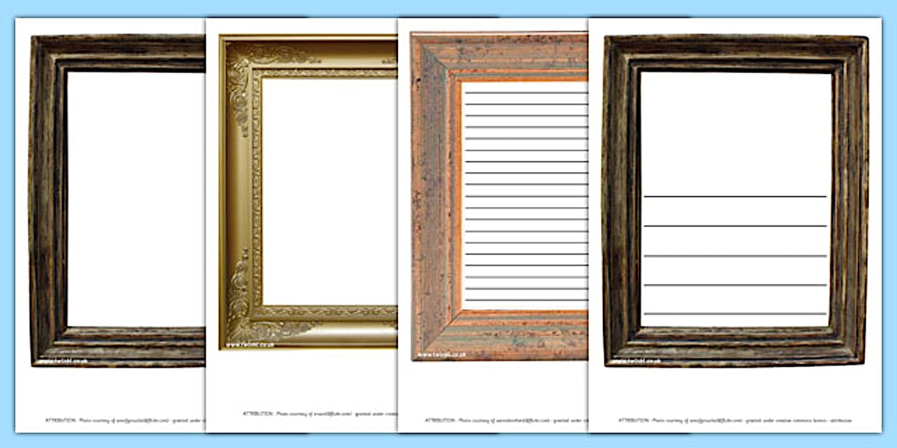 Editable Realistic Photo Frame/Border Template - Twinkl