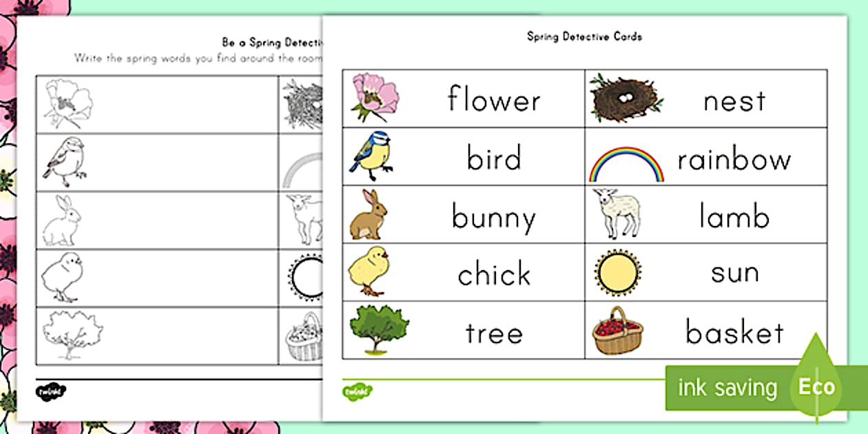 Spring Write The Room | Educational Resources | Twinkl USA
