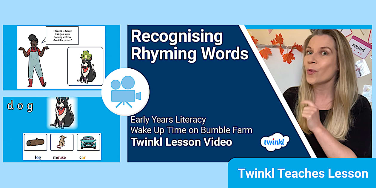 Recognising Rhyming Words on Bumble Farm | EYFS Video Lesson