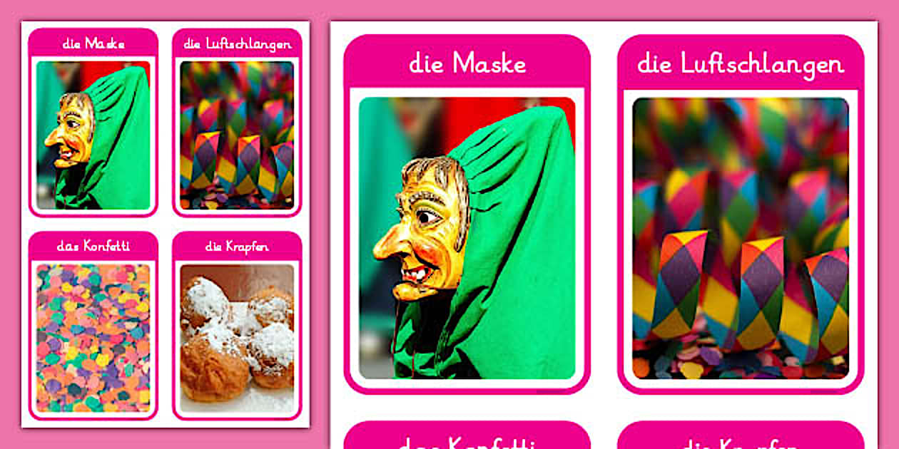 Fasching/Karneval - Fotos (teacher made) - Twinkl