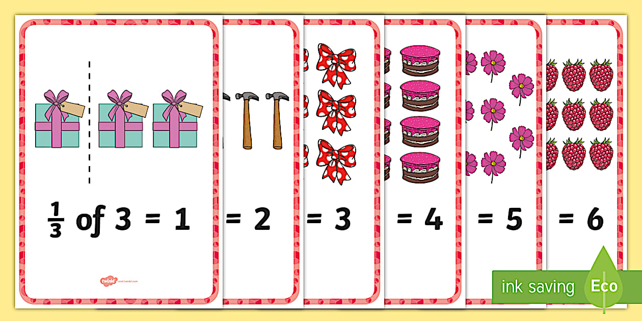 Third of Quantity Posters - Twinkl