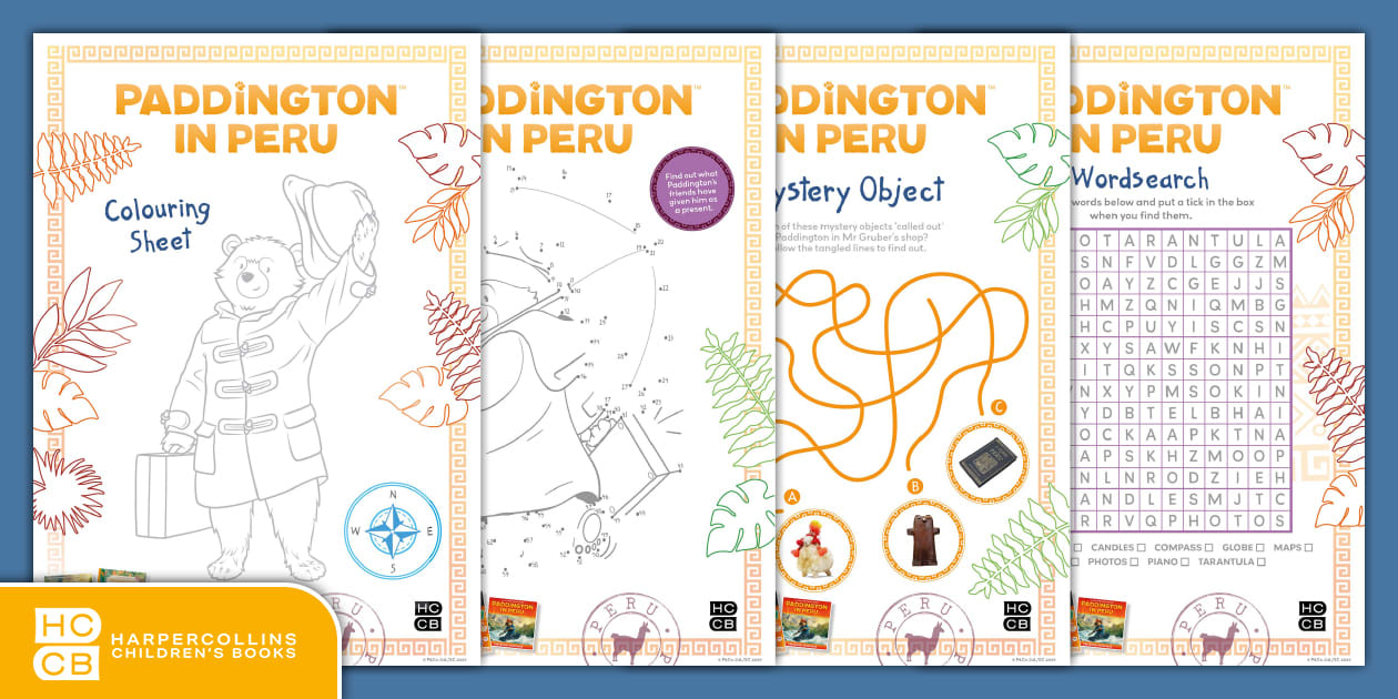 FREE! - Paddington in Peru: Activity Pack - Twinkl