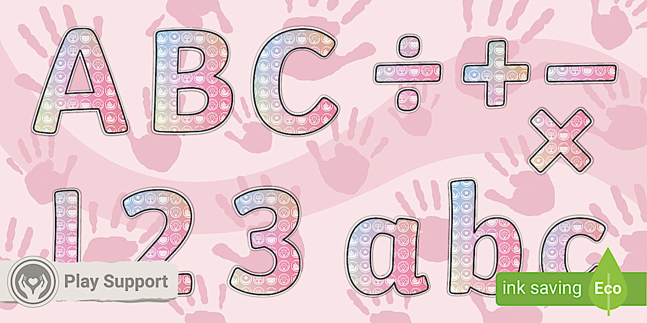 People in My World Lettering (teacher made) - Twinkl