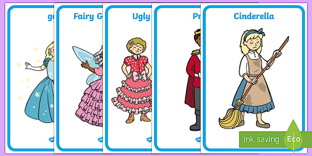 Editable Cinderella Display Posters Pack (teacher made)