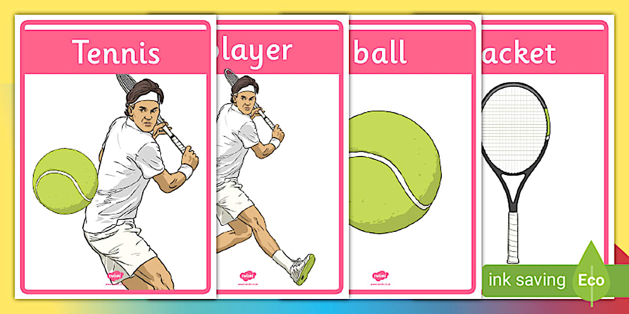 Tennis Posters - Key Vocabulary | Teaching Resources