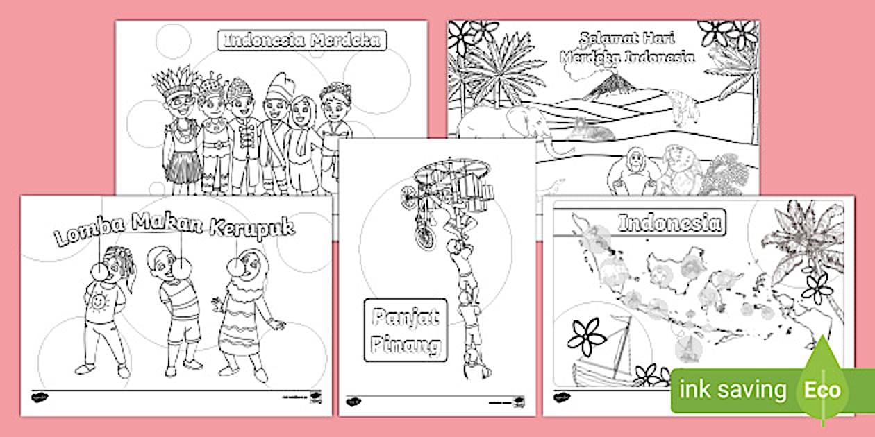 Indonesian Independence Day Colouring (teacher made)