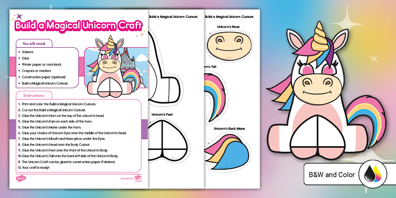 Build a Magical Unicorn Craft