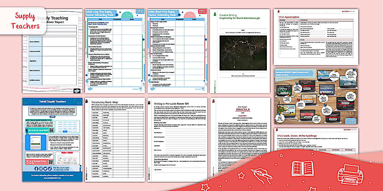 KS3/4 English Supply Pack (teacher made) - Twinkl