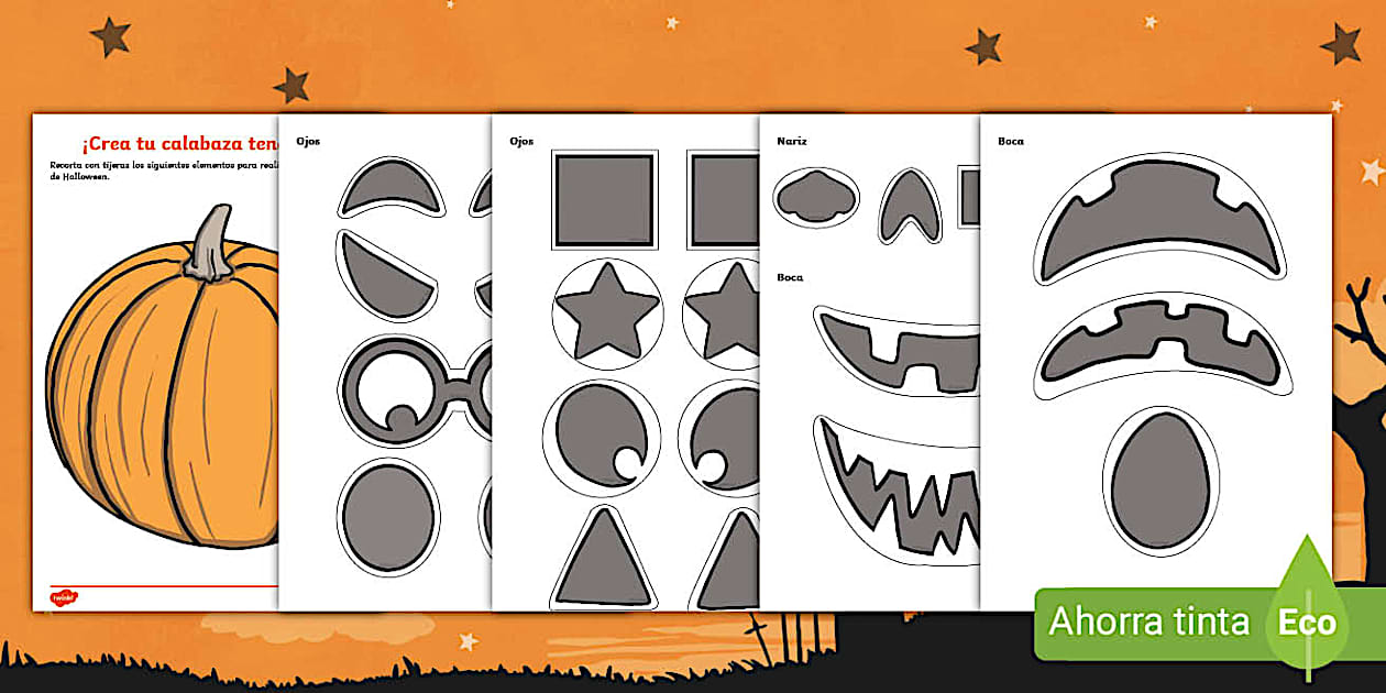Plantillas de Halloween para imprimir (Hecho por educadores)