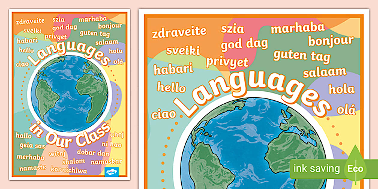 Editable International Mother Language Day Poster - Twinkl