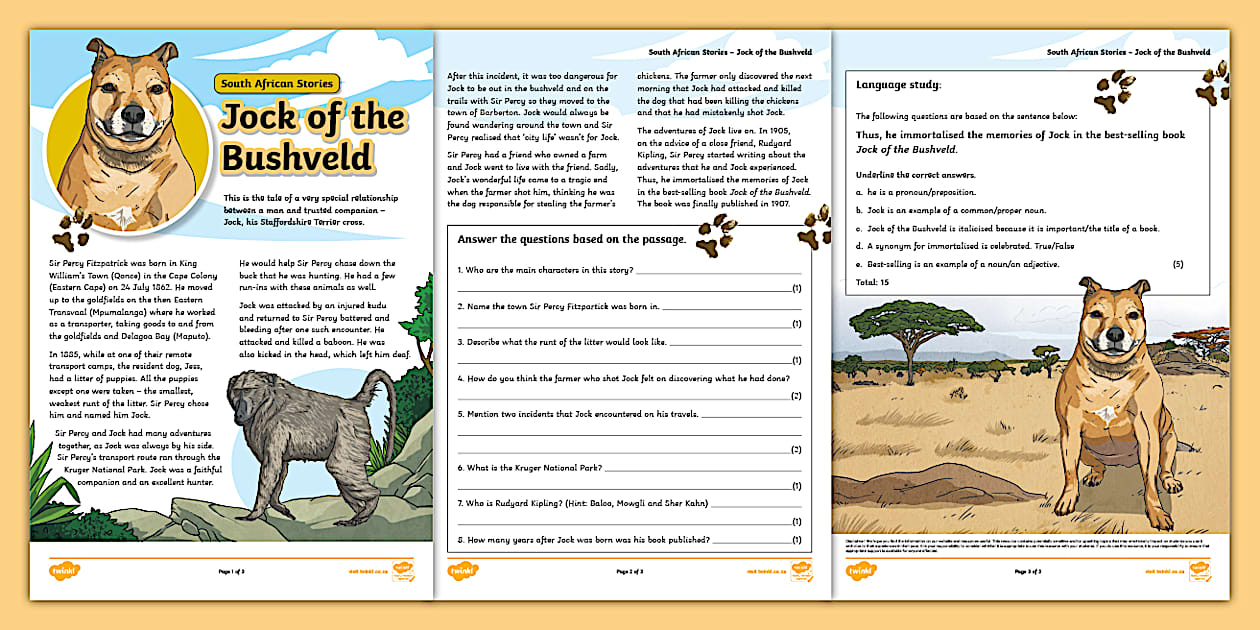 South African Stories: Sir Percy Fitzpatrick and Jock