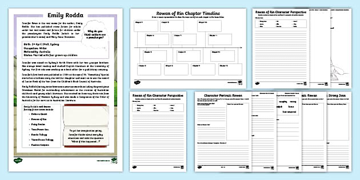 Rowan of Rin Activity Sheets | Activity Pack | Twinkl