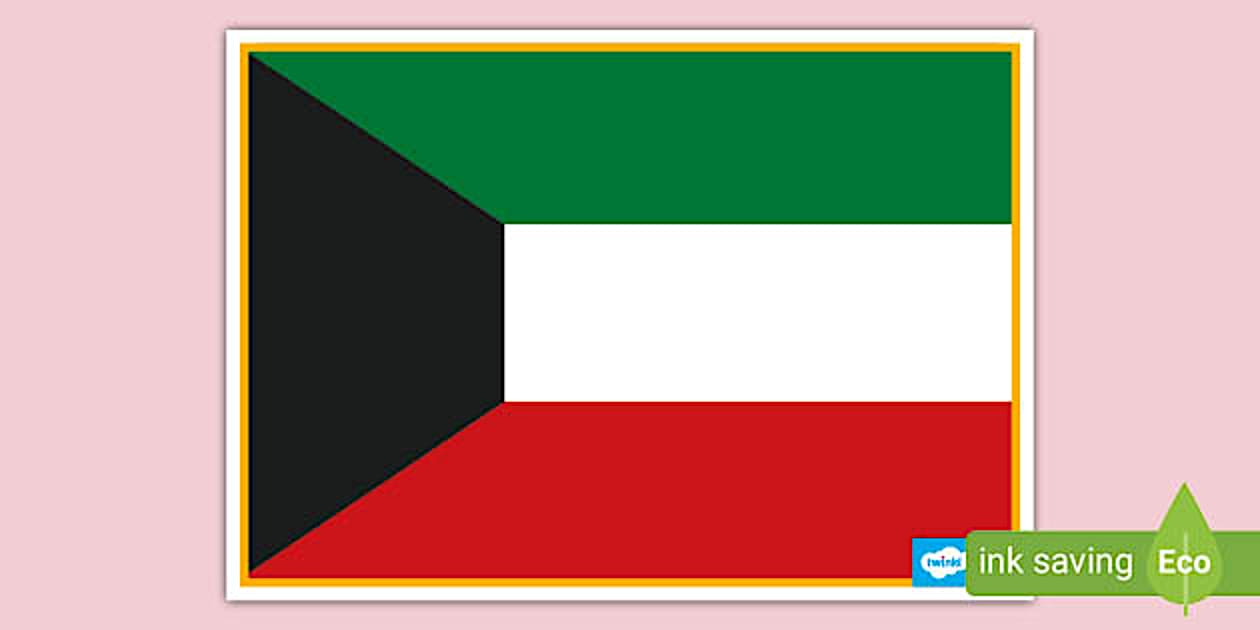 Kuwait Flag Poster - Flag Display Posters | Twinkl - Twinkl