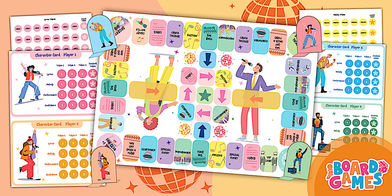 Song Contest Board Game | Twinkl Board Games (teacher made)