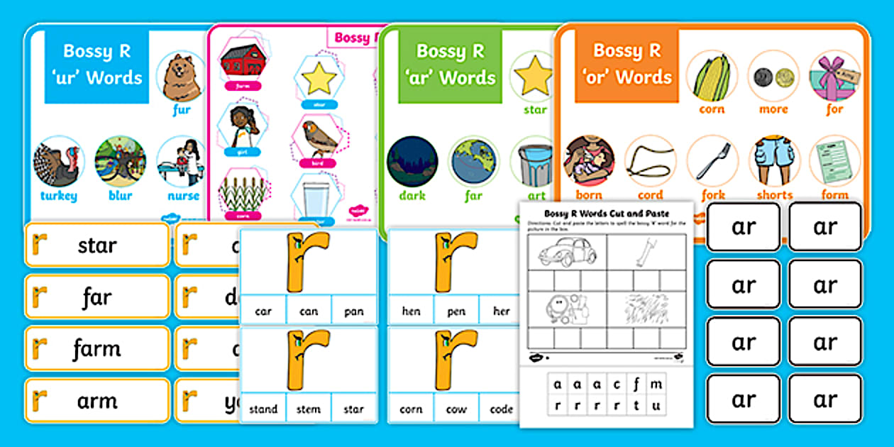 Bossy R Resource Pack (teacher made) - Twinkl
