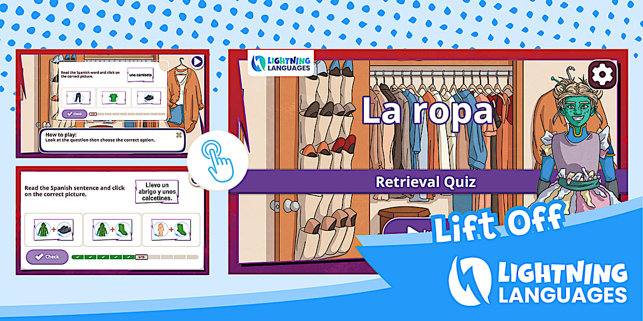 👉 Clothes Quiz: La Ropa