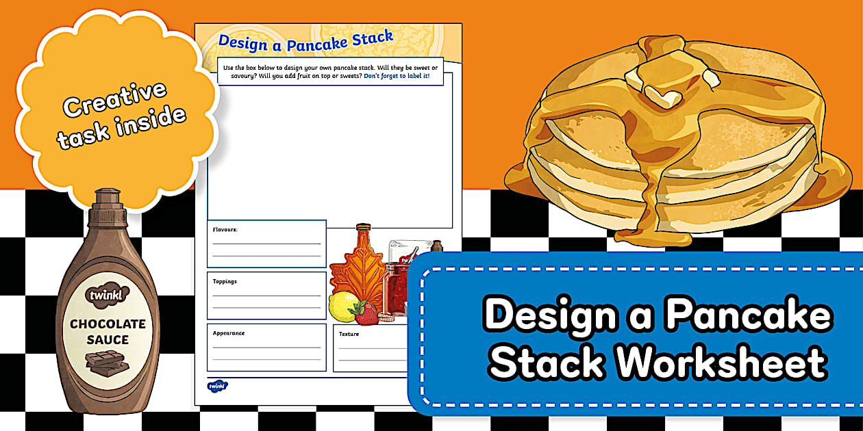 Design a Pancake Stack Worksheet