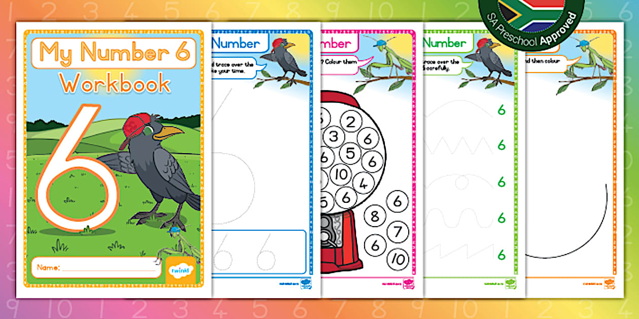 Preschool Numeracy: My Number 6 Workbook