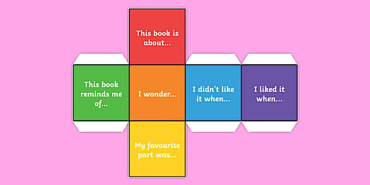 Reading Comprehension Statement Dice Net (teacher made)