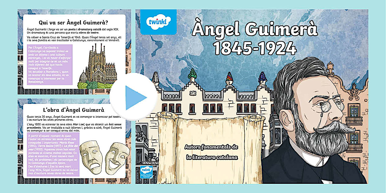 Presentació: Àngel Guimerà - Autors fonamentals de la literatura catalana