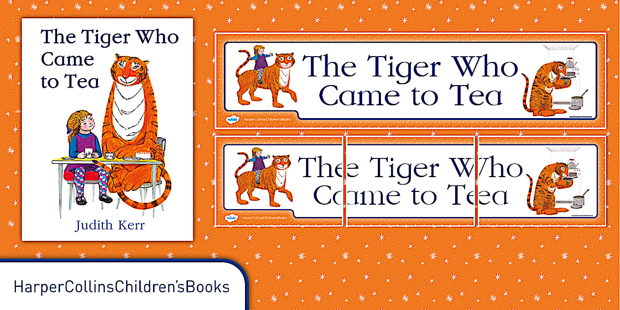 'The Tiger Who Came to Tea' Display Banner | Twinkl