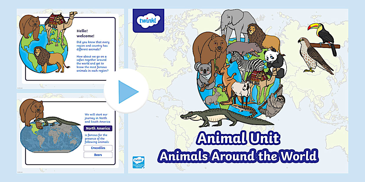 Animal Unit - Animals Around the World (teacher made)